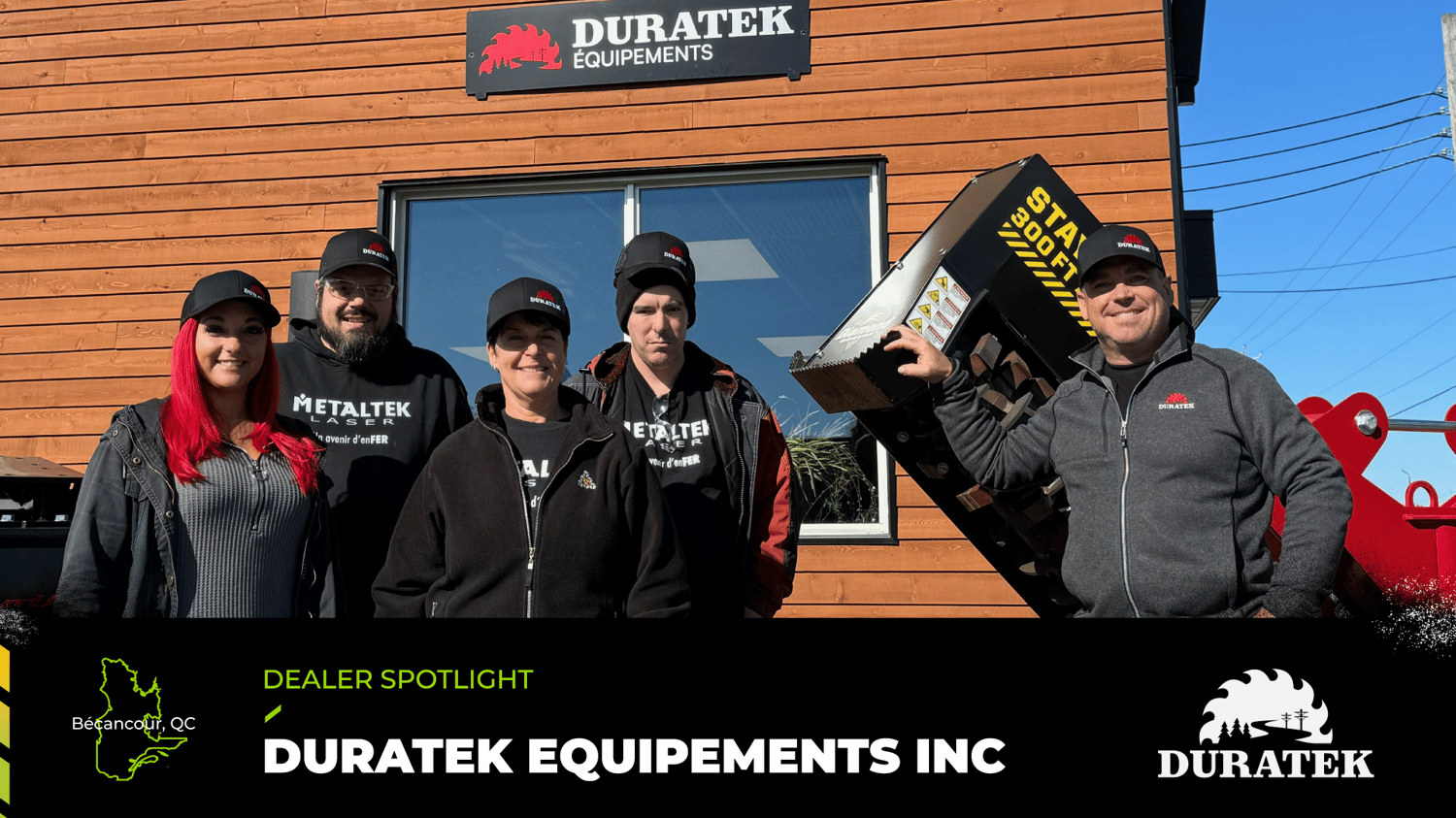 Duratek Equipements Inc: Shining in the Dealer Spotlight