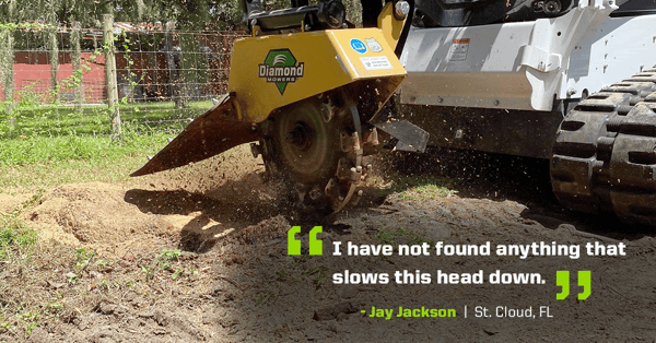Stump Grinding in St. Cloud | Jay Jackson | Diamond Mowers®
