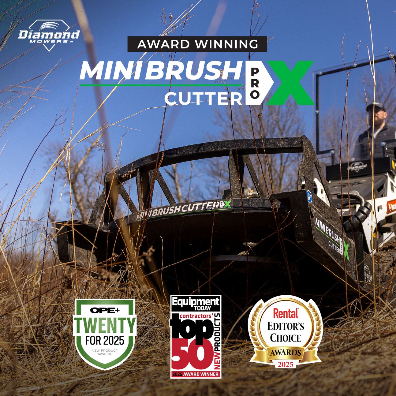 Mini Brush Cutter Pro X Earns Three Industry Awards